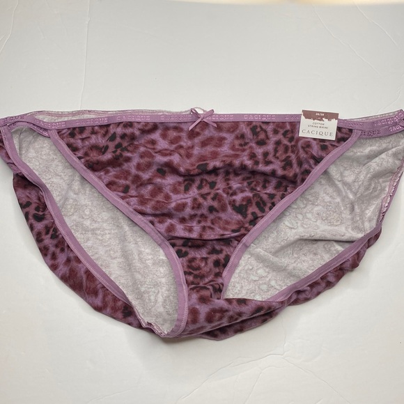 Lane Bryant | Intimates & Sleepwear | 2628 Purple Leopard Animal Print ...